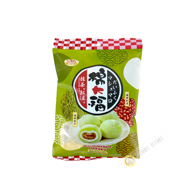 Mochi haricot rouge matcha Daifuku ROYAL FAMILY 120g Taiwan